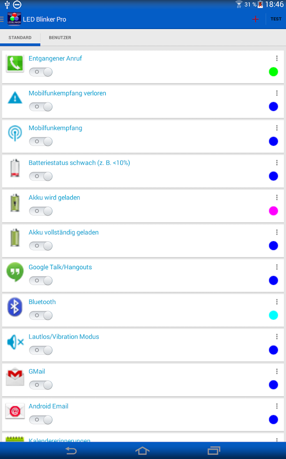 LED Blinker Benachrichtigungen - Steuer dein Licht – Android-Apps auf ...
