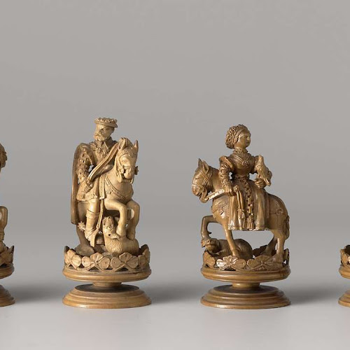 Chess set, anonymous, c. 1550 - Rijksmuseum