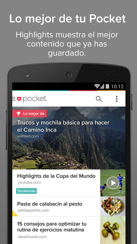 Pocket - Aplicaciones Android en Google Play