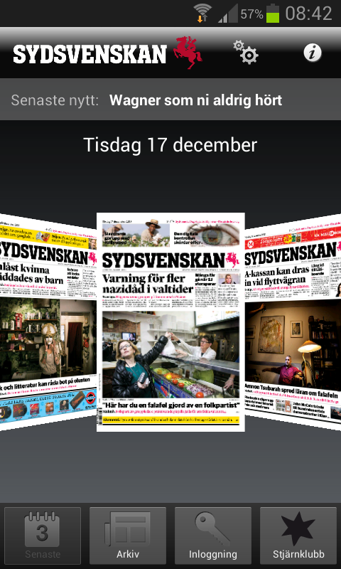 Sydsvenskan E-tidning – Android-appar på Google Play