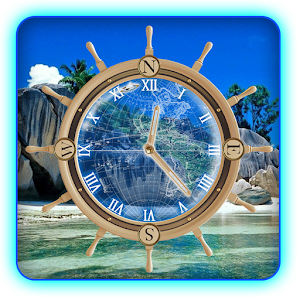 Travel Compass Clock Wallpaper - Latest version for Android App