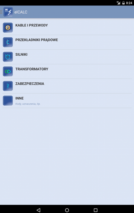 elCALC - kalkulator elektryka – Aplikacje na Androida w Google Play