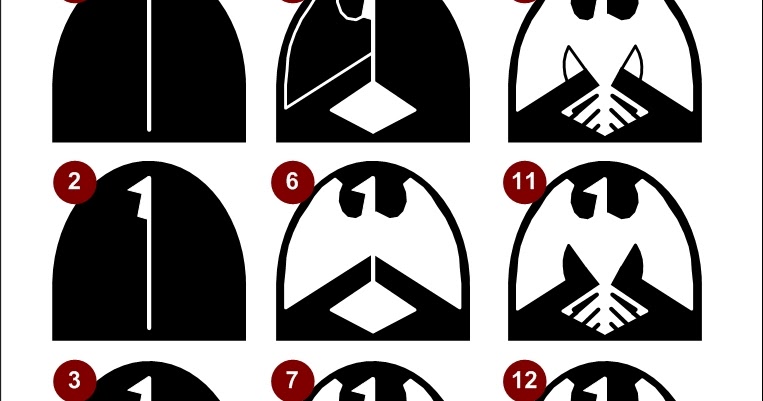 From the Warp: Raven Guard icon freehand