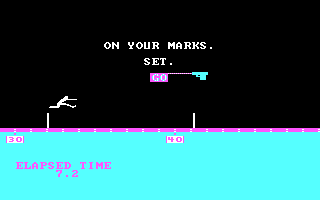 PC Retro Games: Microsoft Decathlon (1982)