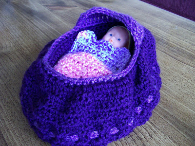 Modified Cradle Purse | Moonlight Knitting