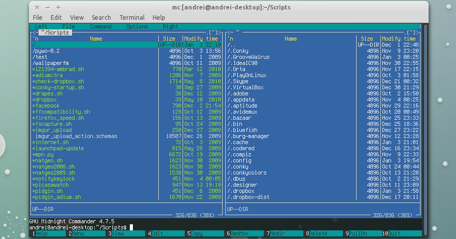 Midnight Commander (MC) 4.7.5 Stable Has Finally Been Released [PPA ...