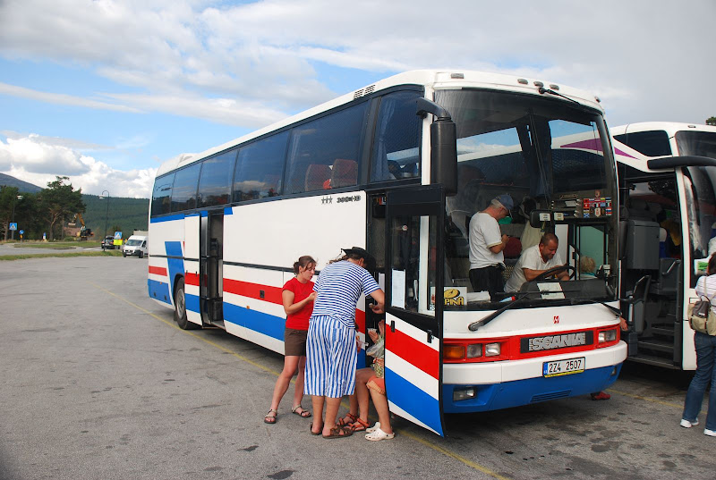Tsjekkisk Scania Ikarus på tur i Norge