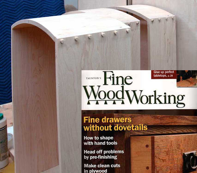 Curved Front Drawer Joinery | UK Workshop