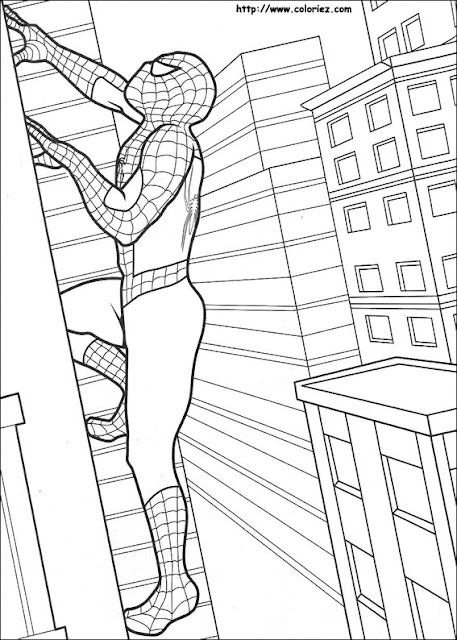 SPIDERMAN SUS DIBUJOS PARA PINTAR