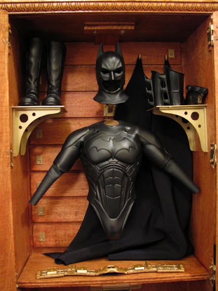 Custom Built 1/6 Batman Begins Suit Wardrobe/Closet FINISHED!! | One ...