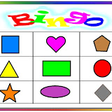 IMPRIMIR BINGO PARA NIÑOS DE COLORES Y FORMAS