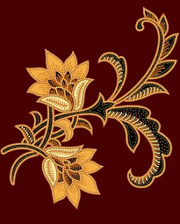 Boutique Batiks: Flowers Ornament