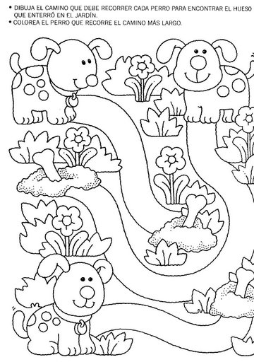 LABERINTOS PARA COLOREAR