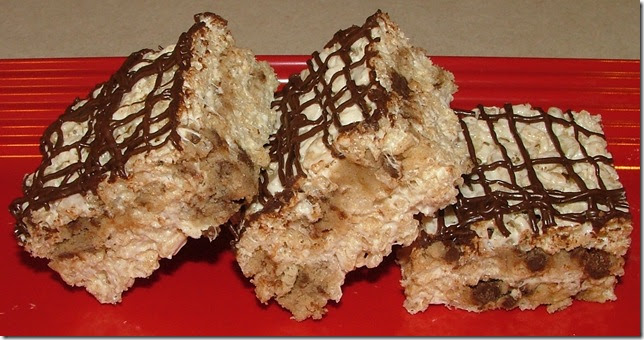 Baking And Boys!: Chocolate Chip Cookie Dough Rice Krispies Treats! and ...