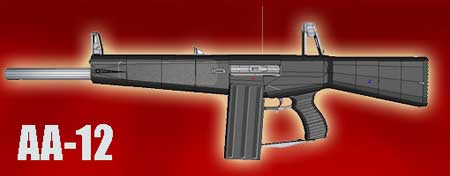 Atchisson Assault Shotgun Papercraft (AA-12) ~ Paperkraft.net - Free ...