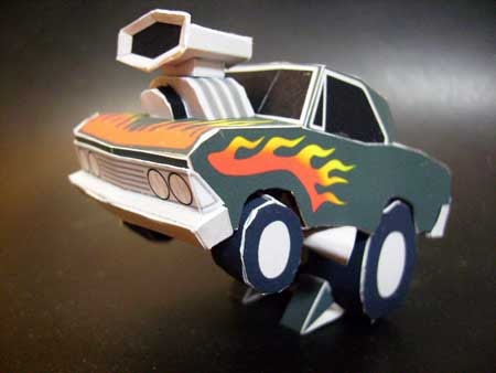 SD Malibu SS Papercraft (Hot Rod) ~ Paperkraft.net - Free Papercraft ...