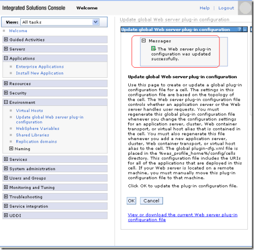 WAS - WebSphere Application Server : How To Update the Global Web ...