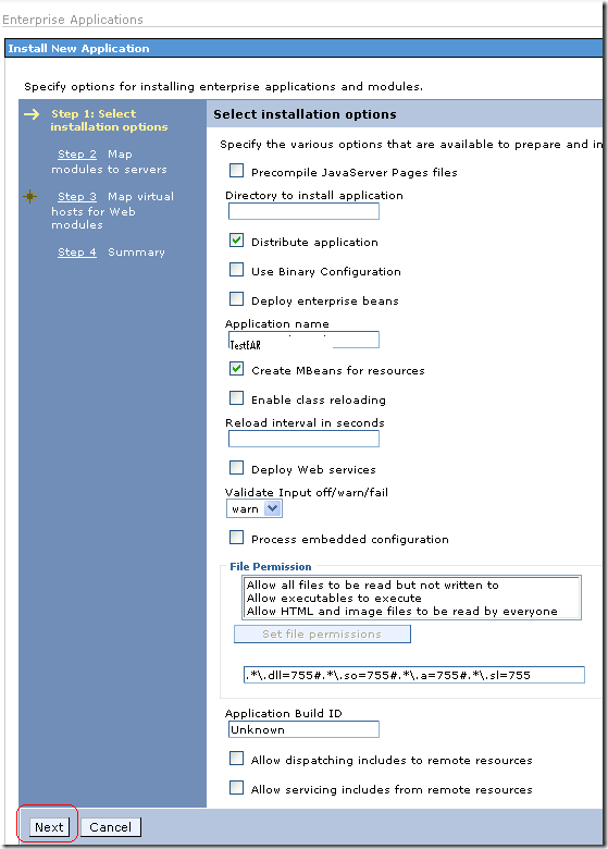 WAS - WebSphere Application Server : How to Install/Deploy EAR in IBM RAD Admin Console