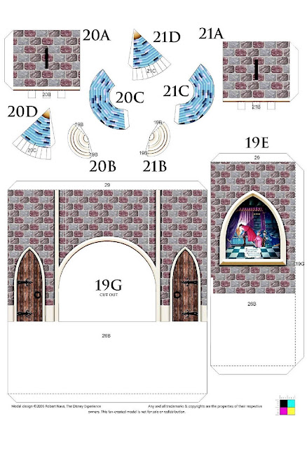 MAQUETA DE CASTILLO PARA RECORTAR Y MONTAR