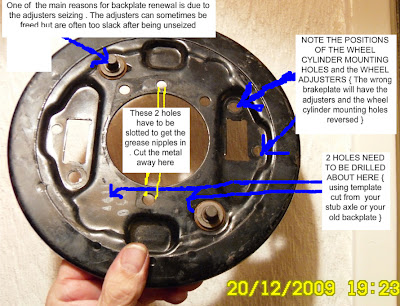 BRAKES ; FRONT ; Info on parts to fit Later Robin Models with 12 inch ...