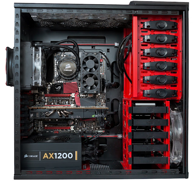HAF 932 Mod - Black and red airbrushd | Overclock.net