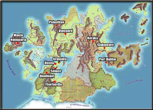 El Ejercito de Fistandantilus: Diferentes Mapas de Ansalón
