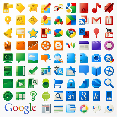 The Google Made :: New Google Product Icons! Looks good!