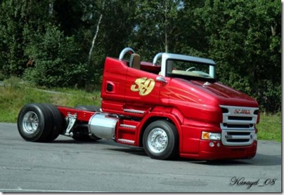 Bizarrices Automotivas: Scania R999 “Red Pearl”