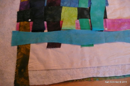 Aart's Paradijs: Repen stof weven.