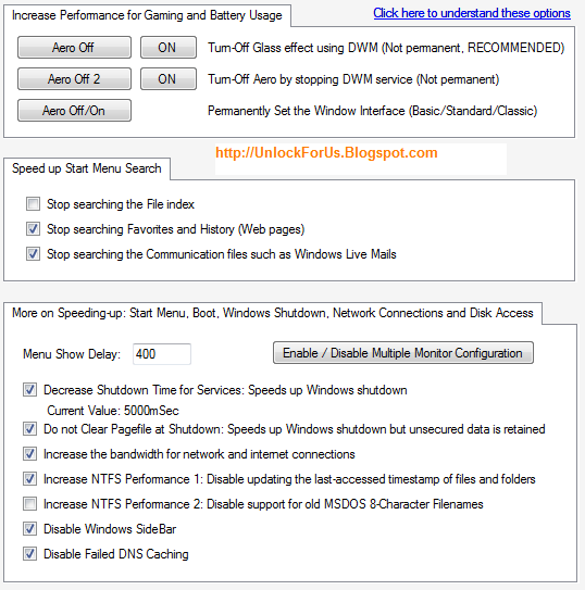 Windows Vista Performance Improvement download free software - Barney's ...