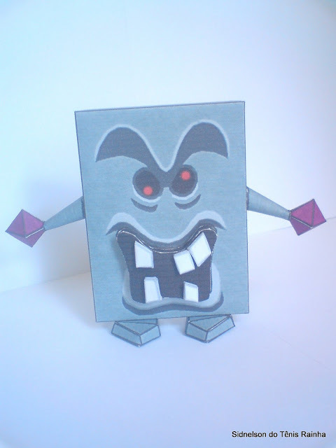 Sidnelson Papercraft: Whomp - Mario 64 - 29.12.2009