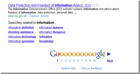 Things No One Cares About: Google. Gooooogle. Goooooooooooogle. And ...