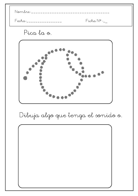 APRENDE A ESCRIBIR LA LETRA O. CALIGRAFIA INFANTIL