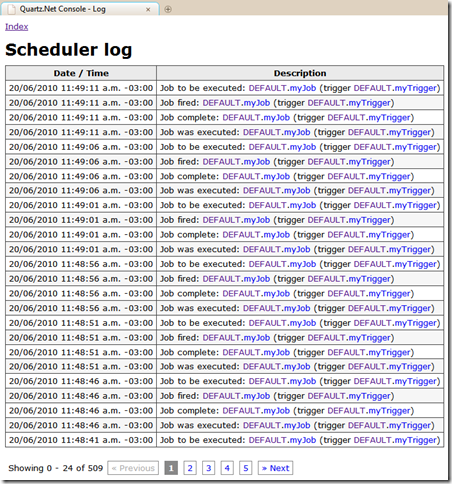 Bug squash: Embeddable Quartz.Net web consoles