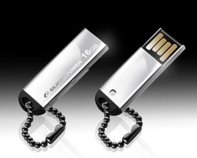 Silicon Power Touch 830 USB Flash Drive with Stainless Steel Casing ...