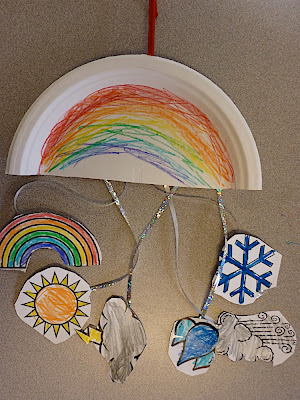 The Accidental Art Teacher: Week 17: Weather mobiles