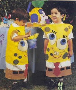 Como hacer el disfraz de BOB ESPONJA