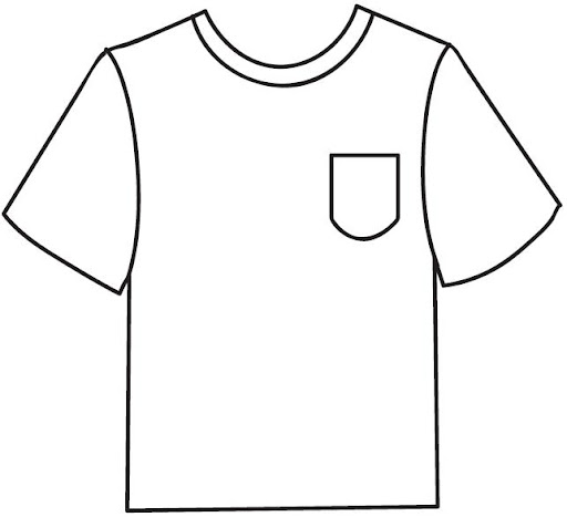 Camiseta Para Colorir Imagui