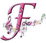 Alfabeto musical con letras rosadas. - Oh my Alfabetos!