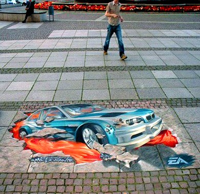 The incredible 3D street drawings of Julian Beever | Amusing Planet