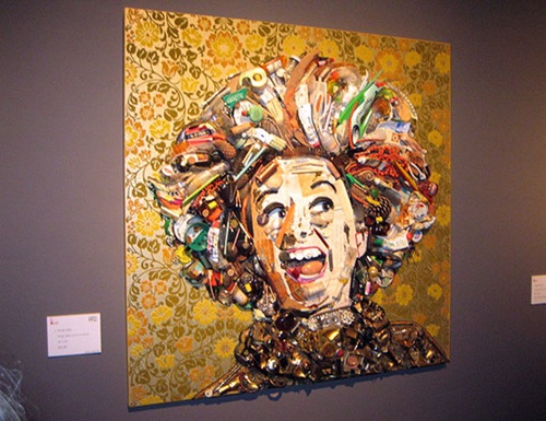 Jason Mecier turns junk into portraits | Amusing Planet