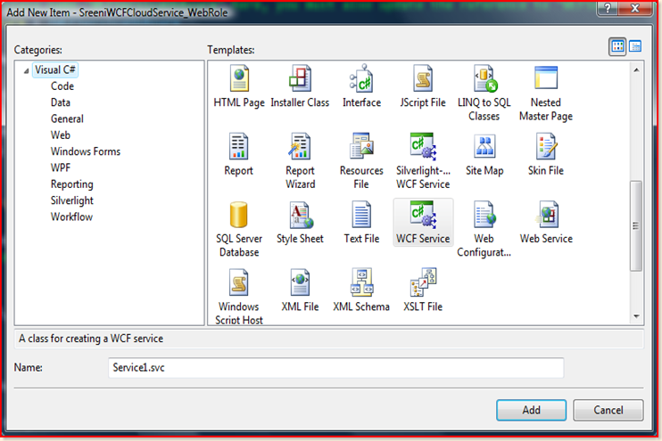 Bytes Matters Hosting Wcf Service On Windows Azure