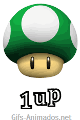 cogumelo 1up gifs animados exclusivos original 1up animada de texto e ...