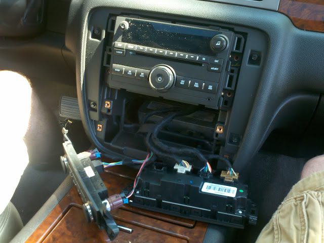 Big Day For The Avalanche Yesterday! Installed OEM nav radio and ...