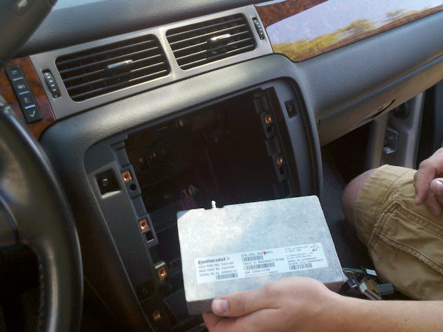 Big Day For The Avalanche Yesterday! Installed OEM nav radio and ...