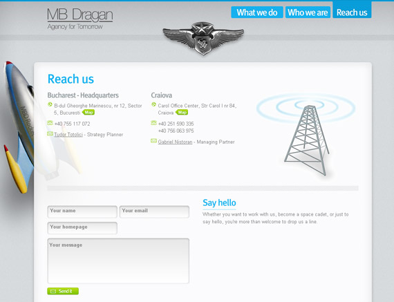 40 formularios de contacto creativos - Eressea Solutions