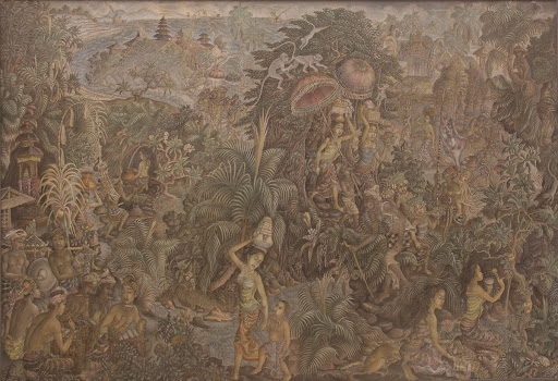 Ritual Procession to Collect Pure Spring Water - Anak Agung Gede Raka ...