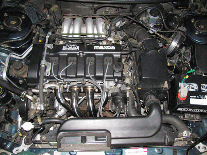 New headers on my 2.0 | Mazda MX-6 Forum