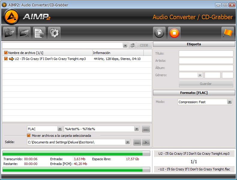 Softhole: AIMP Audio Tools 2.61.583 (Converter & Recorder), Convierte y ...