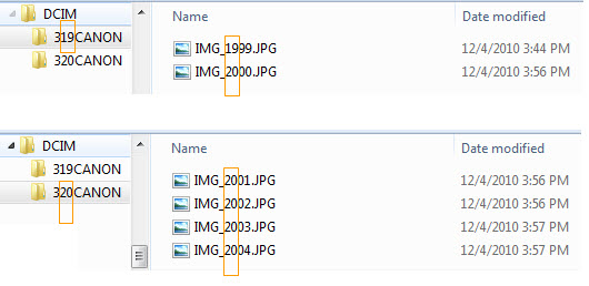 Canon camera off-by-one image storage | Cℓinton's Blog